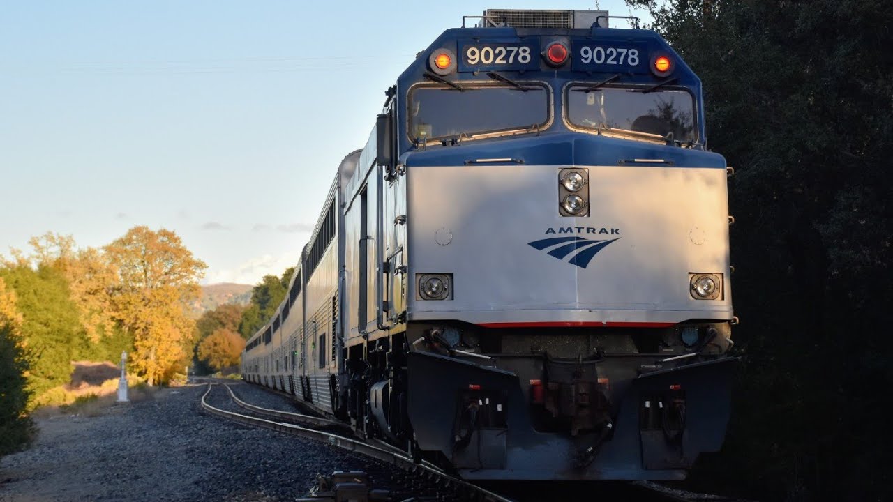 AMTK 90278 NPCU Trails On Coast Starlight - YouTube