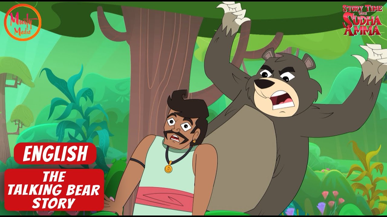 Story Of The Talking Bear | The Talking Bear English Moral Story ...