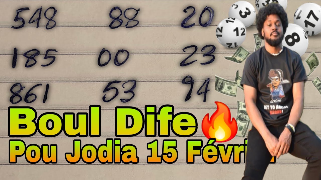 Boul Cho Pou Jodia 15 Février Boul dife 🔥 Croix du jour # ...