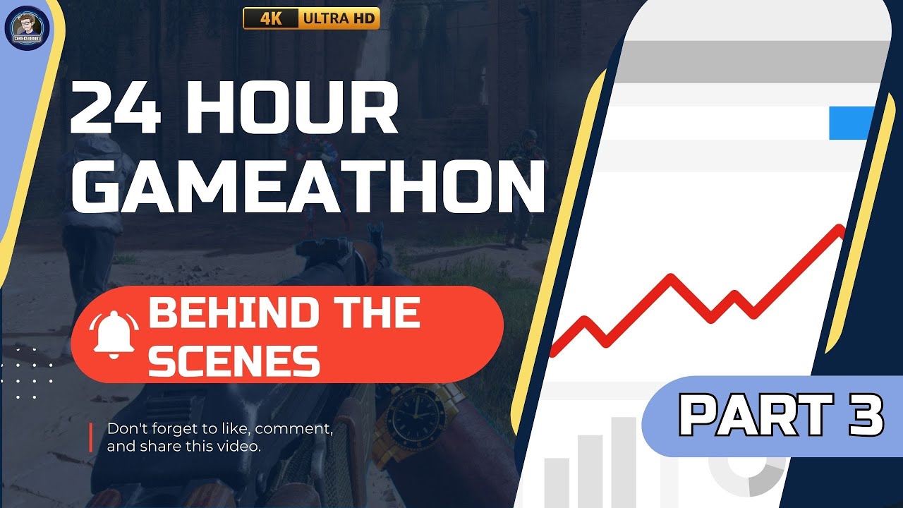 24 Hour Gameathon Part 3 Behind the Scenes Analytics - YouTube