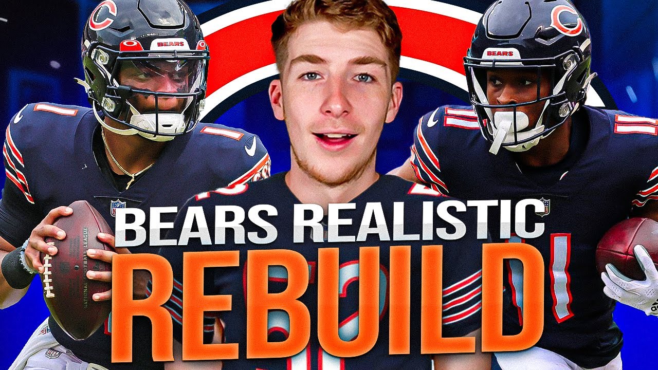 CHICAGO BEARS REALISTIC REBUILD IN MADDEN 23! - YouTube