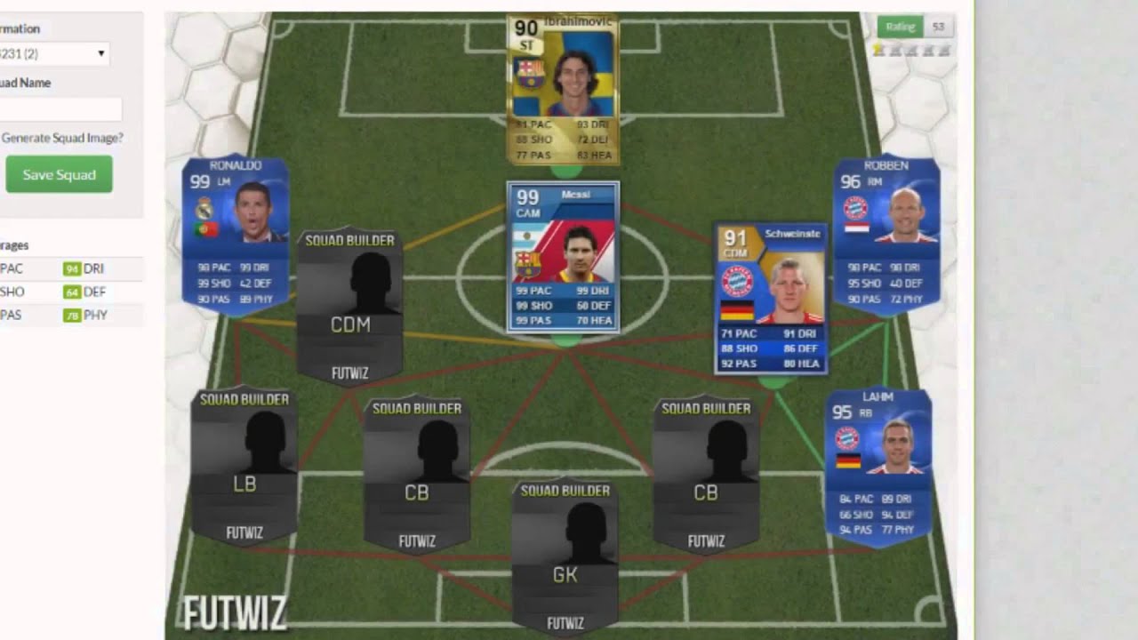 MY DREAM FIFA TEAM!!!!!! - YouTube