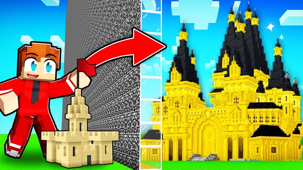 I CHEATED with //UPGRADE in a Minecraft BUILD CHALLENGE! - YouTube