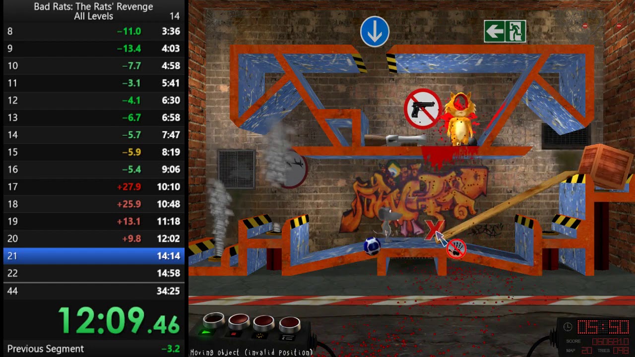Bad Rats All levels Easy% WR (39:35.91) - YouTube