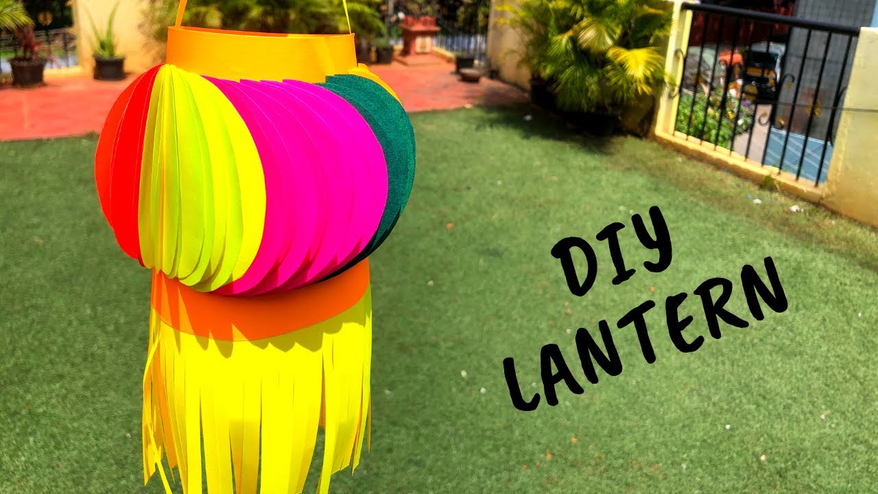 How to make lantern || easy lantern making tutorial || diy lantern ...