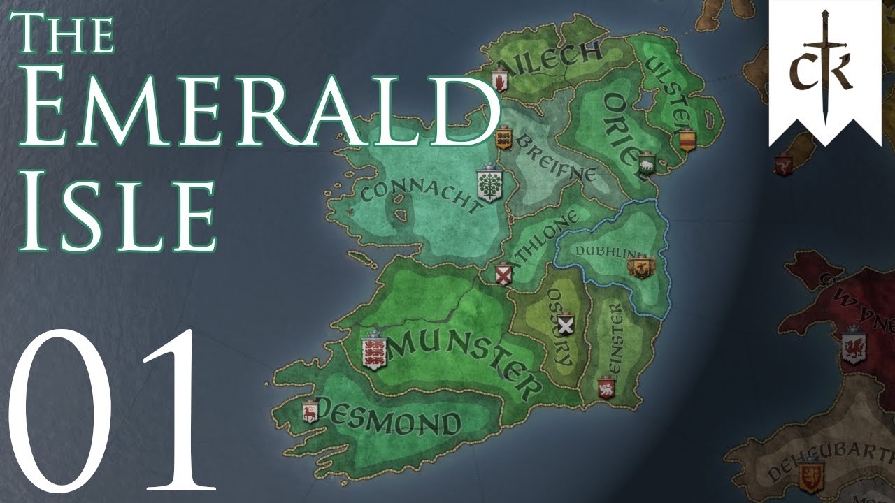 Crusader Kings III | The Emerald Isle | Episode 01 - YouTube