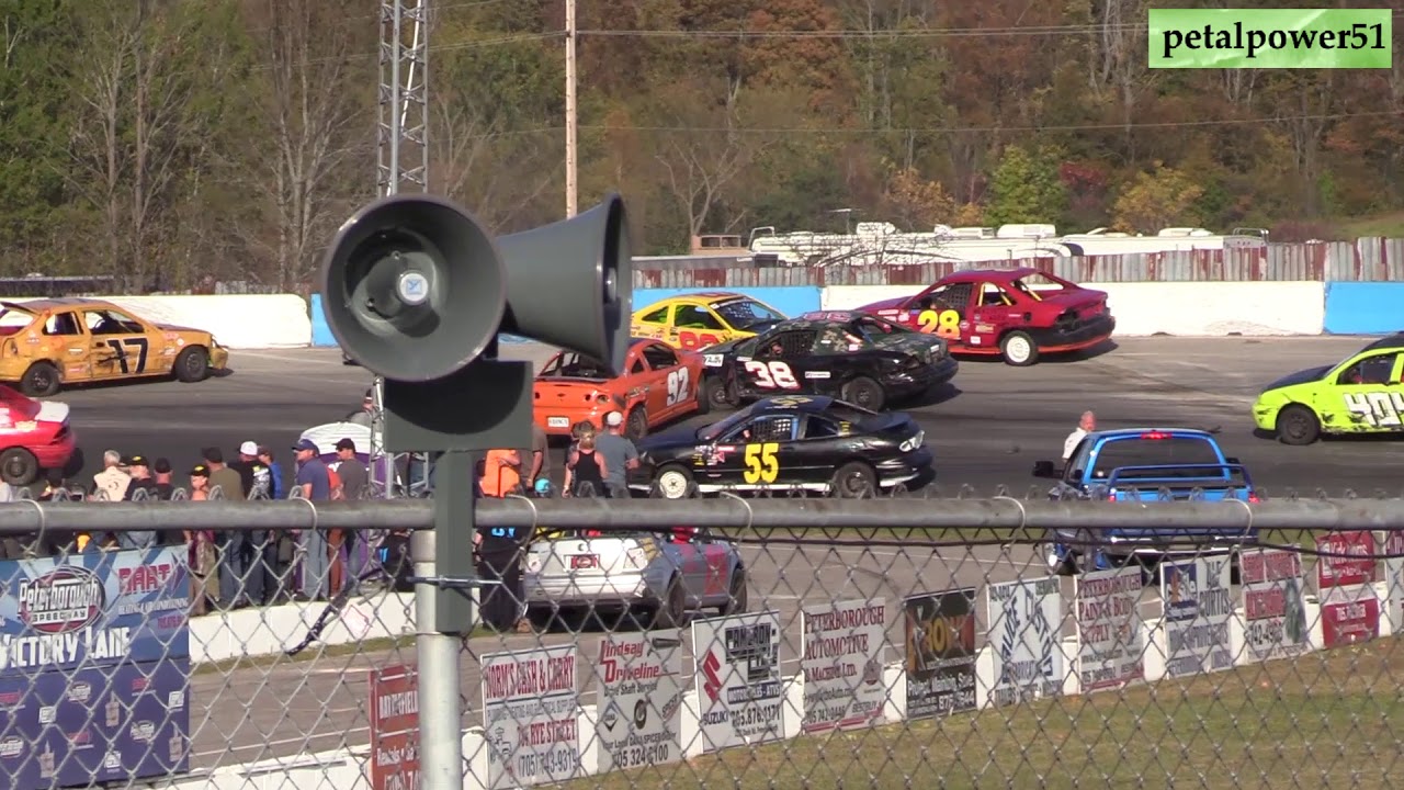 Peterborough Speedway Autumn Colors Oct 8 2017 Four Funs - YouTube