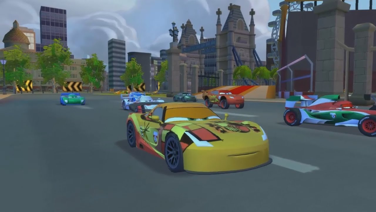 2015 Cars 2 Mcqueen Lightning London best races VIDEO GAME HD - YouTube