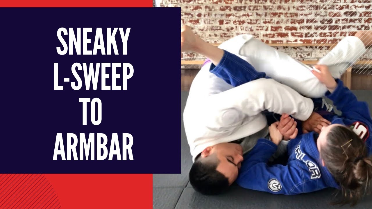 Jiujitsu Tutorial - The L-Sweep into my favorite armbar - YouTube