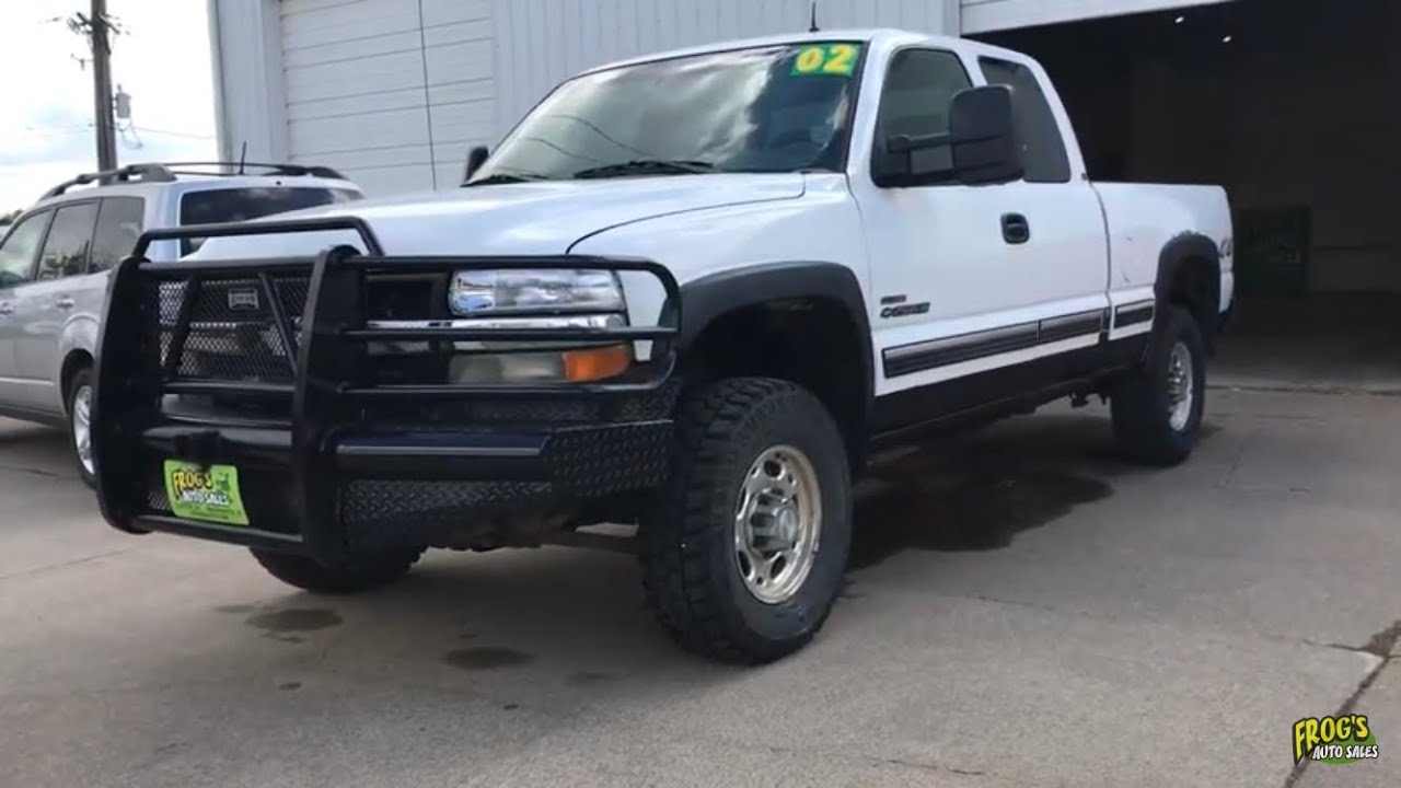 2002 Chevy Silverado 2500HD Duramax 6.6 4x4 Ranch Hand Bumper - YouTube