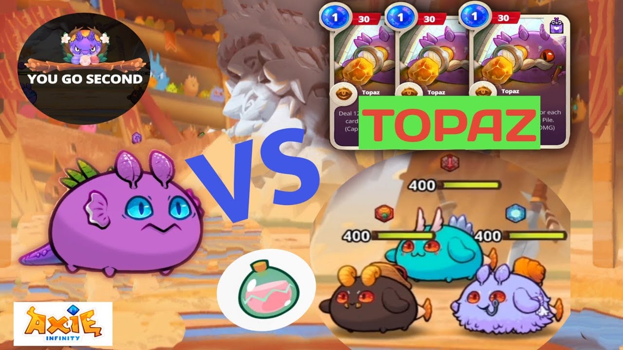 Team poison vs 3 topaz axie origin - YouTube