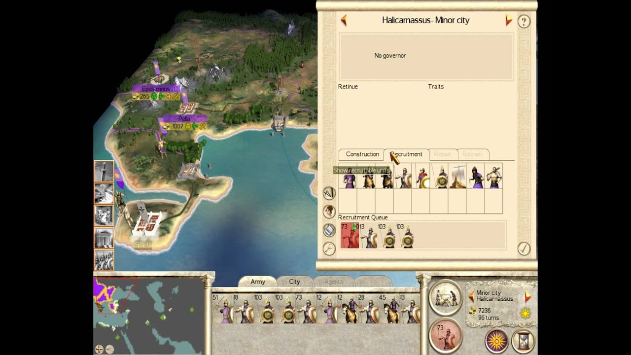 Rome : Total War HD Alexander Expansion Campaign Part 3 - YouTube