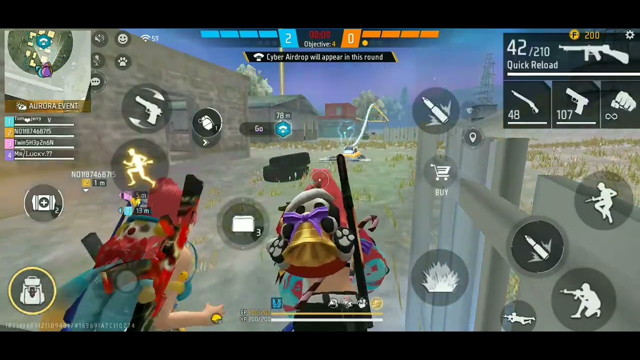 SOLO V'S CS RANK 🥵 LUCKY GAMING 41 NEW FREE FIRE VIDEO DEKHO 😓😔__SORRY ...