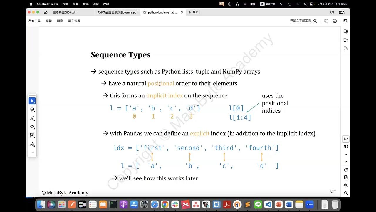【Python 3 Fundamentals】週四組 Week 31 - Pandas（上） - YouTube