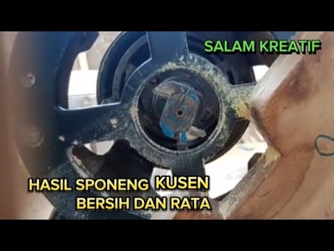 CARA BIKIN SPONENG KUSEN dgn MESIN ROUTER/MESIN PROFIL 👍👍👍 - YouTube