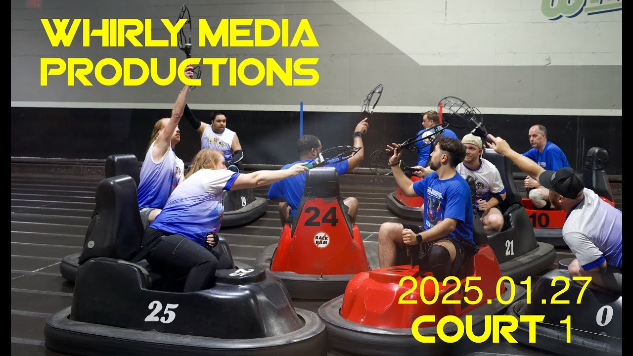 Seattle Whirlyball 2024 Fall Season! 2025.01.27 - Court 1 - YouTube