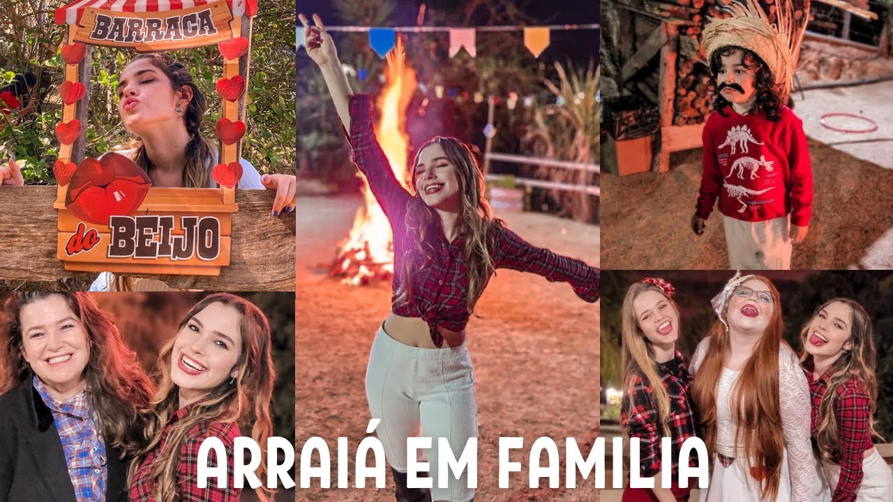 FIZEMOS UMA FESTA JUNINA - VLOG Vish Maria - YouTube