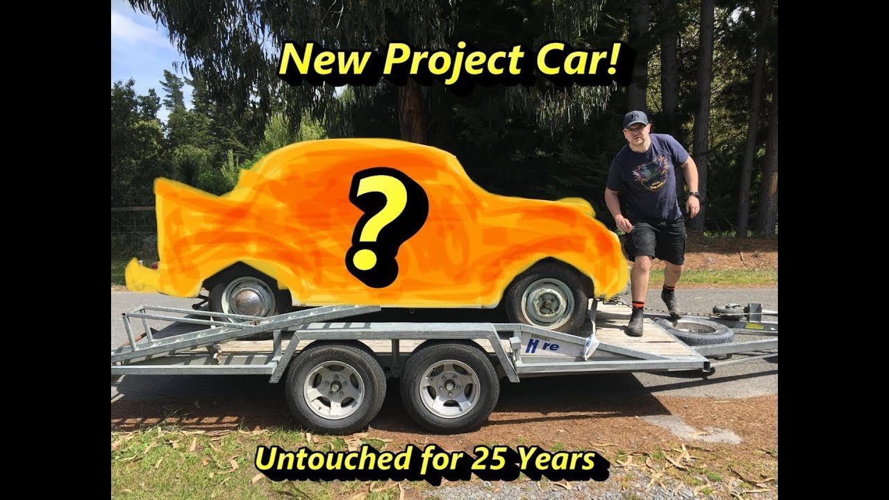 Barn Find Project Car - Abandoned 25 Years - Part 1 - YouTube
