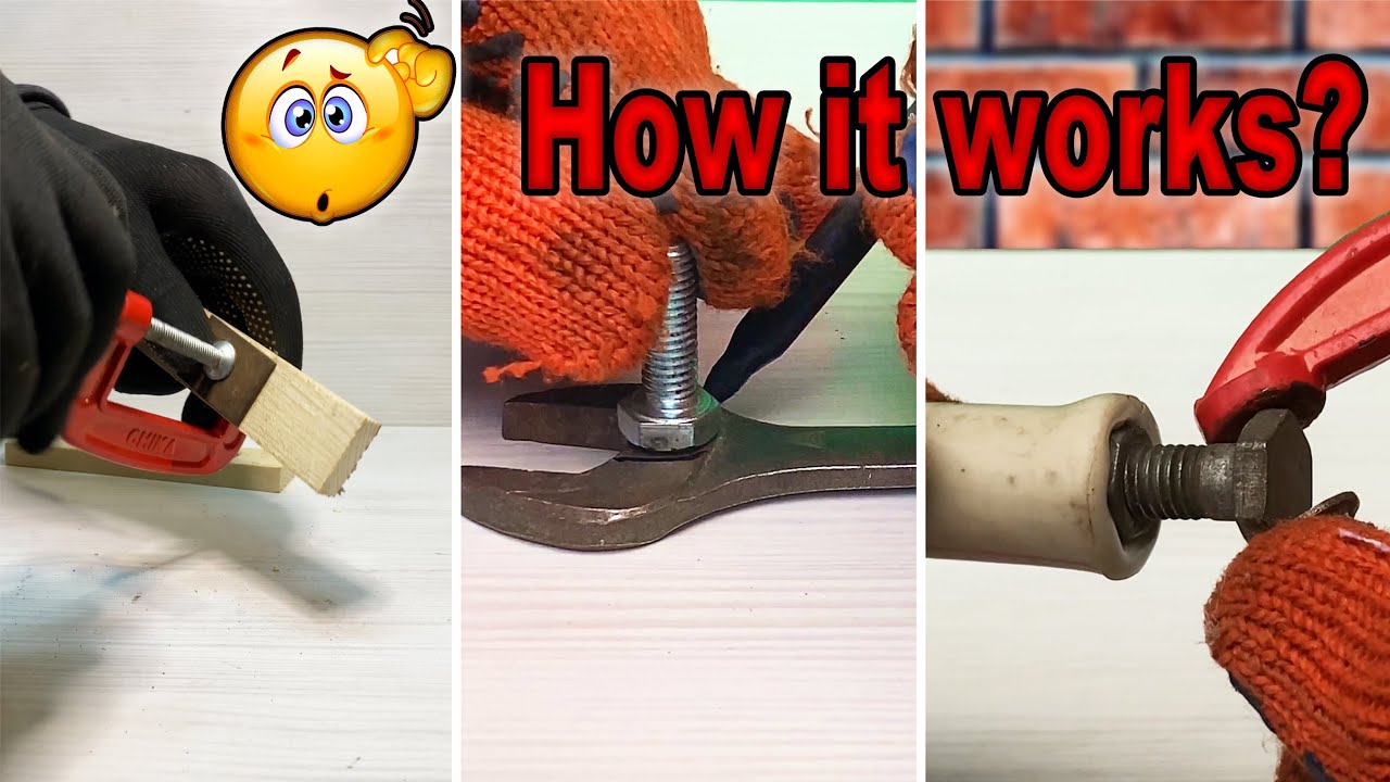 DIY Hacks with DIY Tools! Bolt Embedding, Wrench Transformation, Hand ...