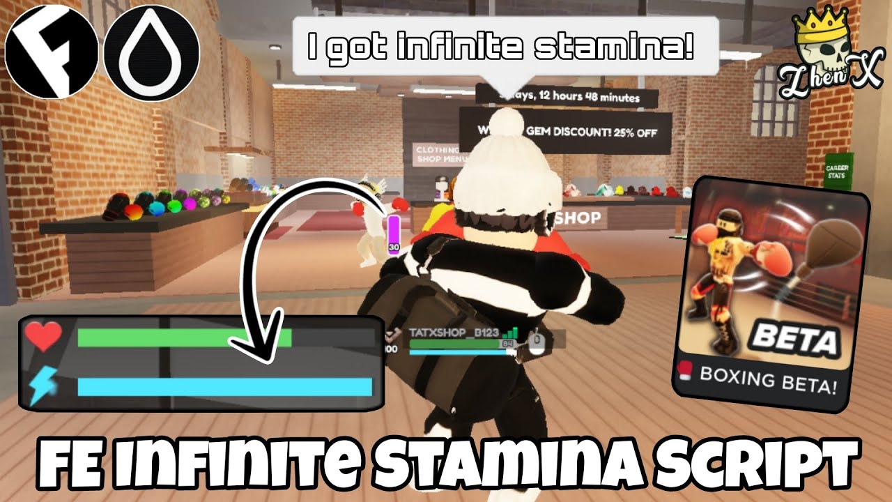 Boxing Beta Infinite Stamina Script | Hydrogen and Fluxus - YouTube