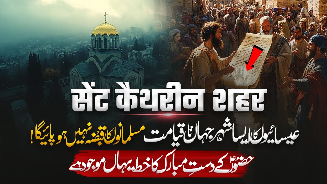 Prophet Muhammad’s (PBUH) Handprint Letter in Saint Katherine Church ...