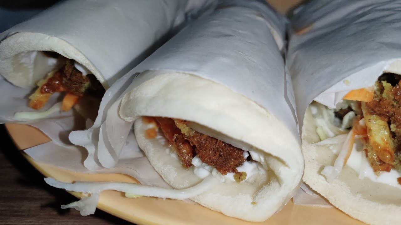ഫലാഫെല്‍ ഷവര്‍മ//Falafel Roll//Easy to make falafel shawarma - YouTube