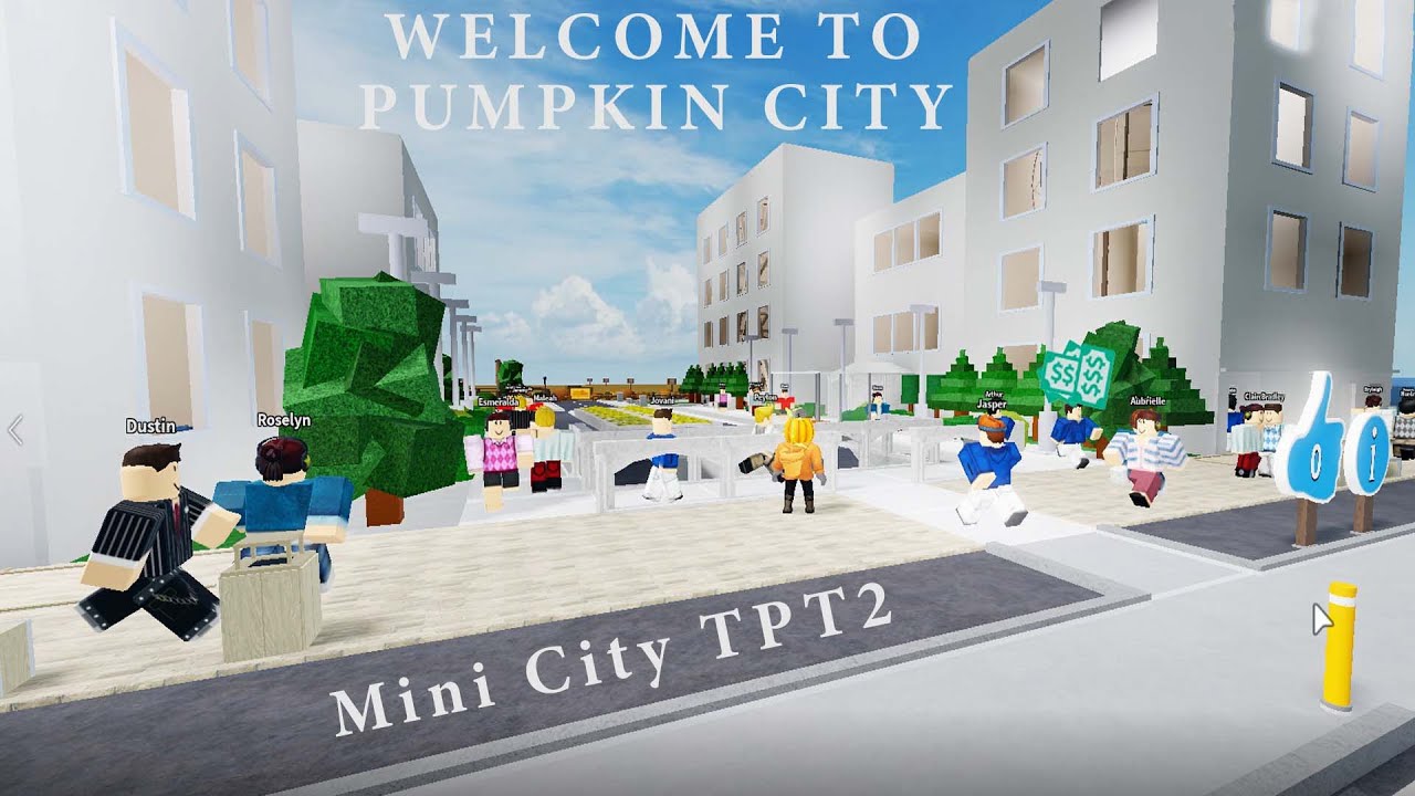 Mini City Build in Theme Park Tycoon 2 - YouTube
