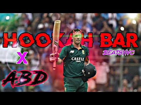 Hookah Bar x Ab De Villiers Beatsync Edit 🔥😍//Ab De Villiers WhatsApp Status 💥//ABDIAN