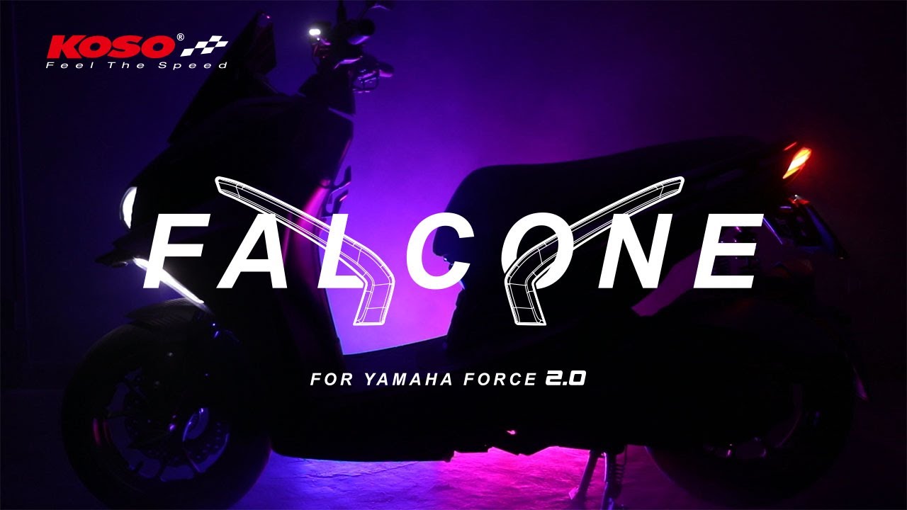 KOSO ｜ YAMAHA FORCE 2.0 FALCONE(獵鷹) LED 頭燈 - YouTube