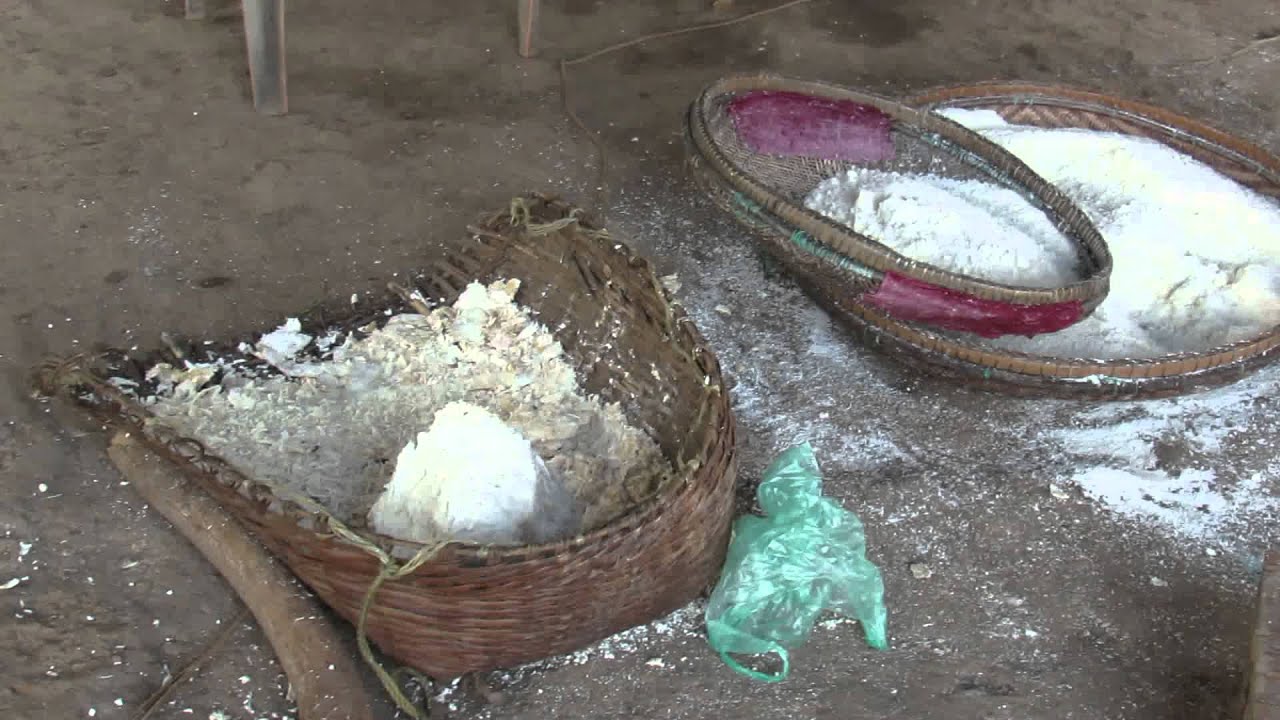 Casabe bread made in the indian village La Poncha - Rio Caura Venezuela ...