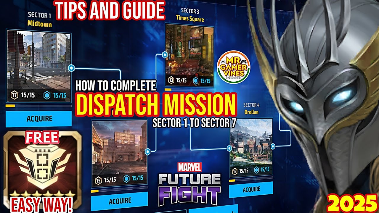Dispatch Mission Tips And Guide | 😲 Easy Way To Get Free CTP Selector | Marvel Future Fight ...