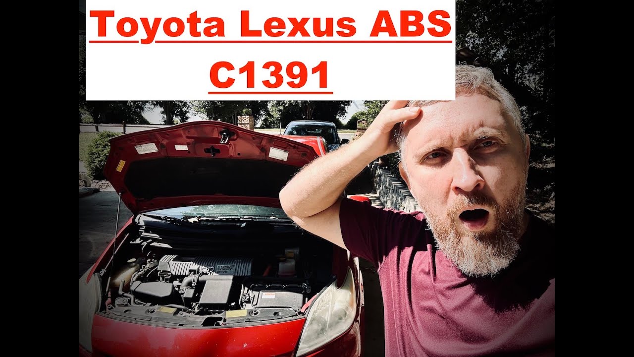 Toyota Lexus C1391 ABS Problem - YouTube