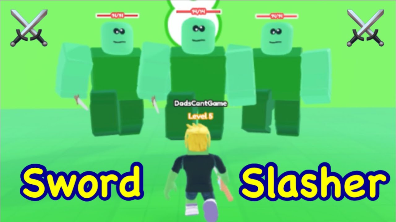 Defeating a HUGE BOSS in Roblox Sword Slasher - YouTube