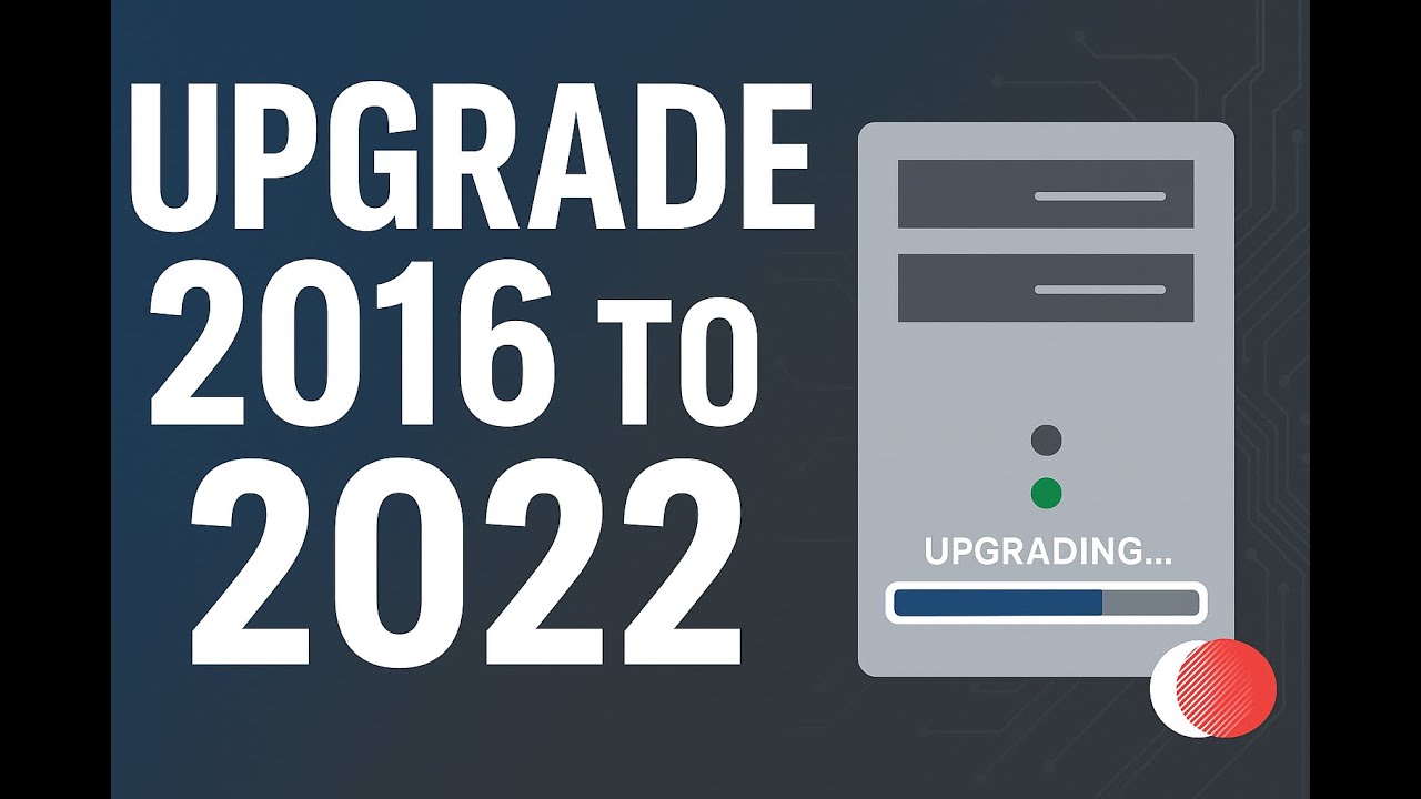 In-Place Upgrade: Windows Server 2016 with Active Directory to 2022 | Step-by-Step Tutorial ...
