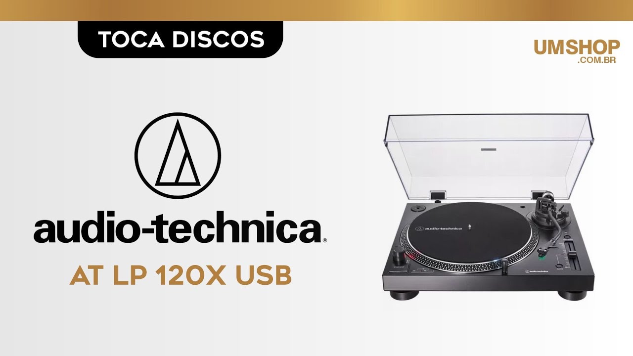 Toca Discos AT LP 120X USB Audio Technica - YouTube