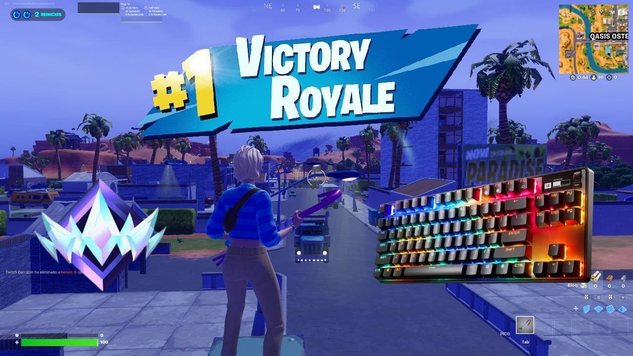 Keyboard and Mouse 😴😴 Fortnite OG Ranked Reload 🏆 Satisfying Keyboard ...