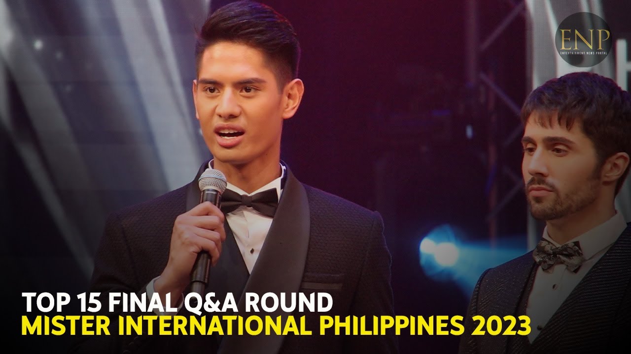 Mister International Philippines 2023 Top 15 Final Q&A Round - YouTube
