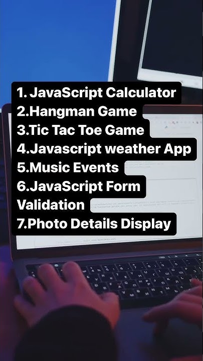 JavaScript Projects For Begineers #programming #javascript #shortsvideo - YouTube
