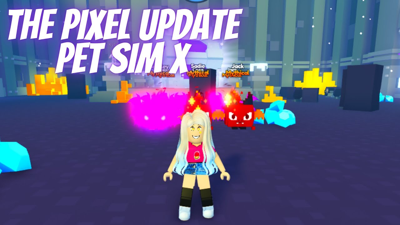 I GOT BILLIONS OF DIAMONDS IN PET SIMULATOR X PIXEL EGG UPDATE - YouTube