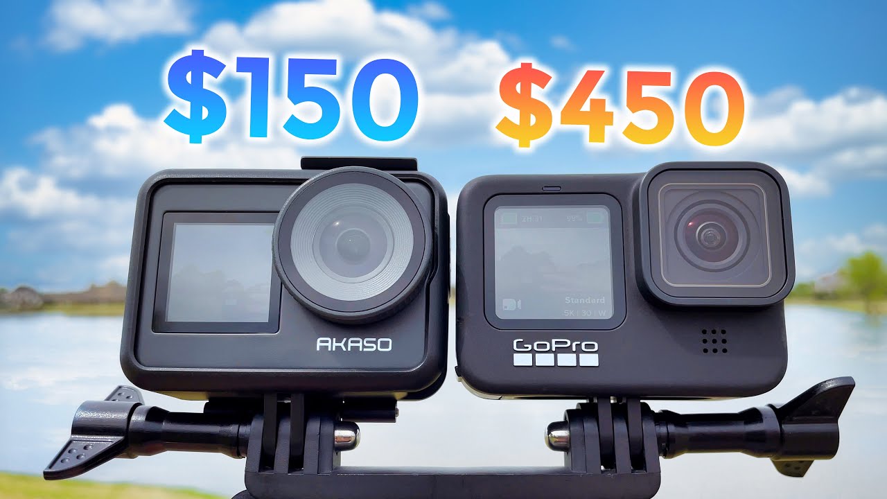 $150 Akaso Brave 7 vs $450 GoPro HERO 9! - YouTube