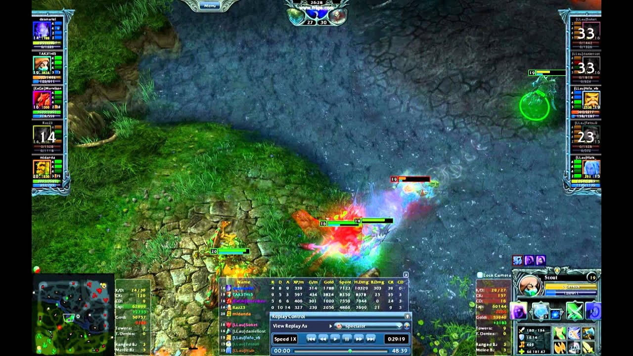 heroes of newerth epic ks scout - YouTube