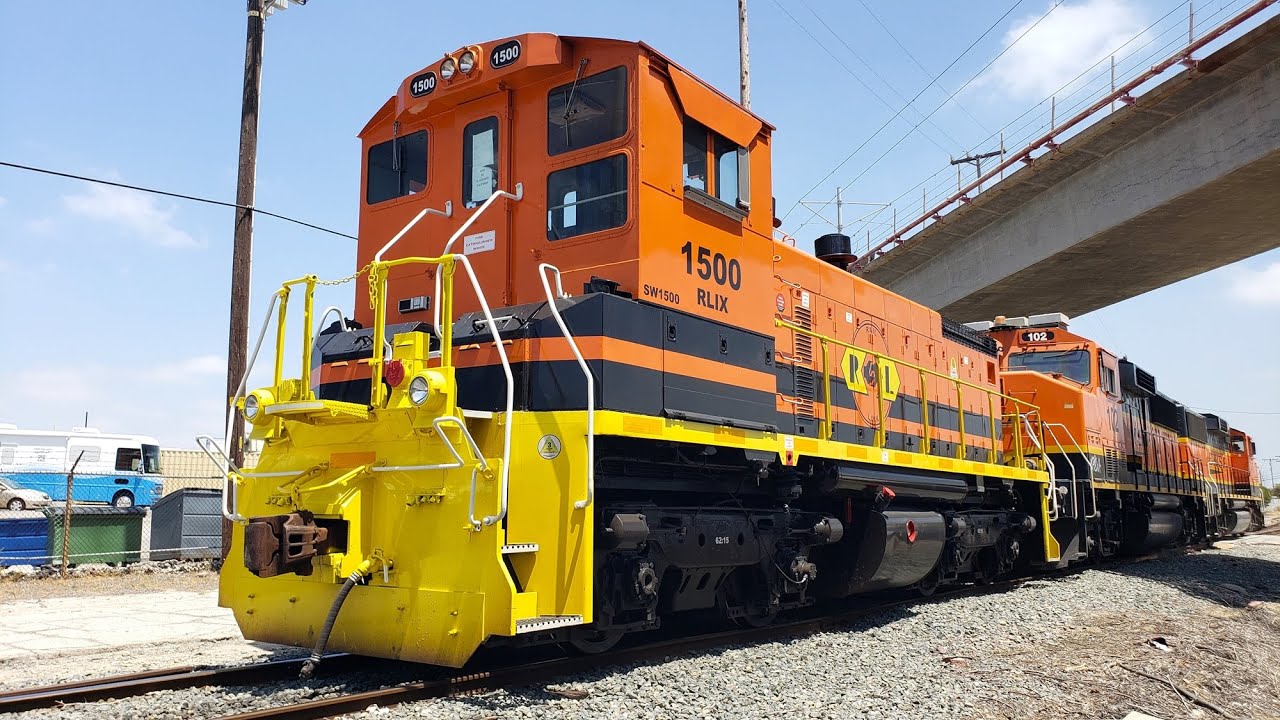 [HD] G&W Rail Link SW1500 Equipment Move to Chevron on the BNSF Harbor Sub - YouTube