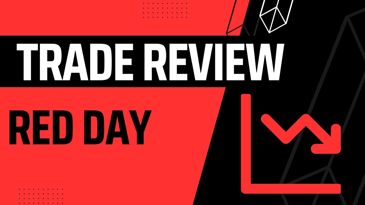 Trade Recap: Red day, tough day to trade today. - YouTube