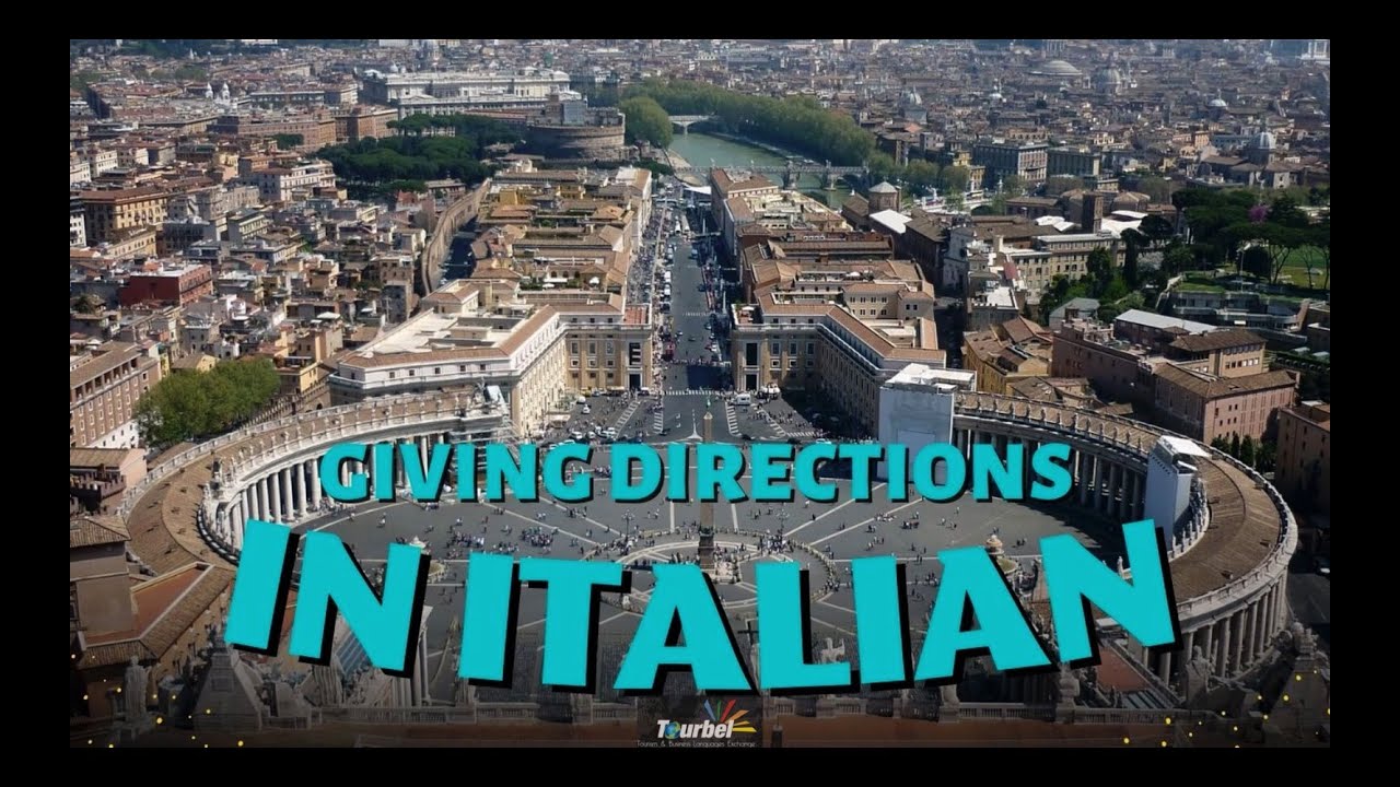 Giving directions in italian - YouTube