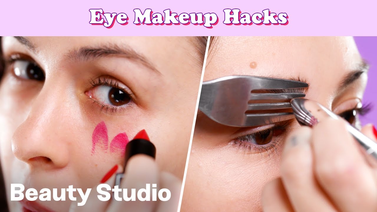8 Super Useful Eye Makeup Hacks | Beauty Studio - YouTube