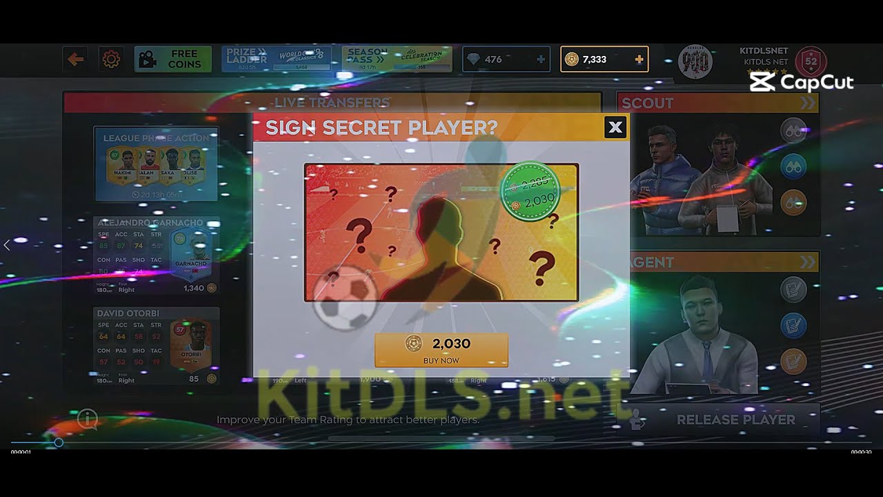 Secret Player DLS 25 2030 Gold ️⚽⁉️ - YouTube