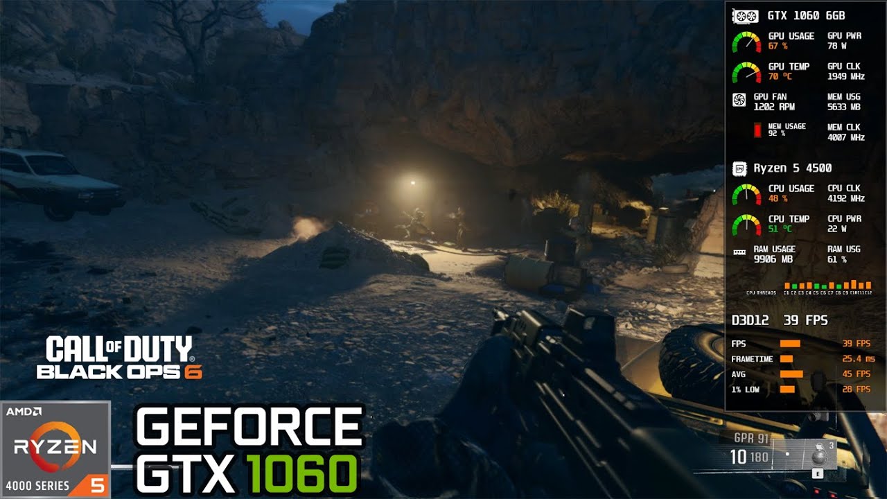Call of Duty: Black Ops 6 (Campaign) | GTX 1060 6GB - YouTube