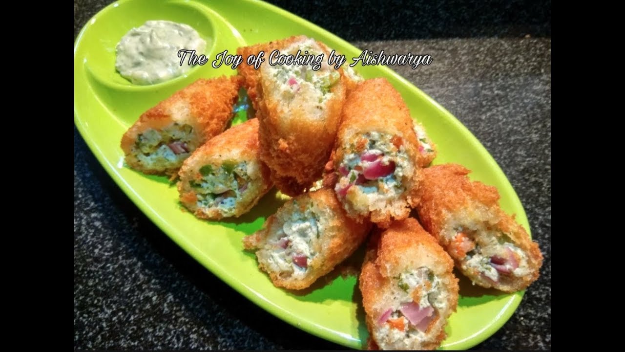 Bread Curd Fire Roll|Dahi ke Sholay|Dahi ke Sholey|Recipe by Aishwarya ...