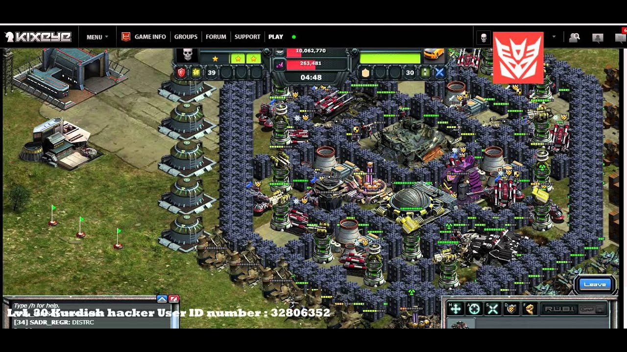 War Commander base attack on one of our allies by a lvl 30 hacker ...