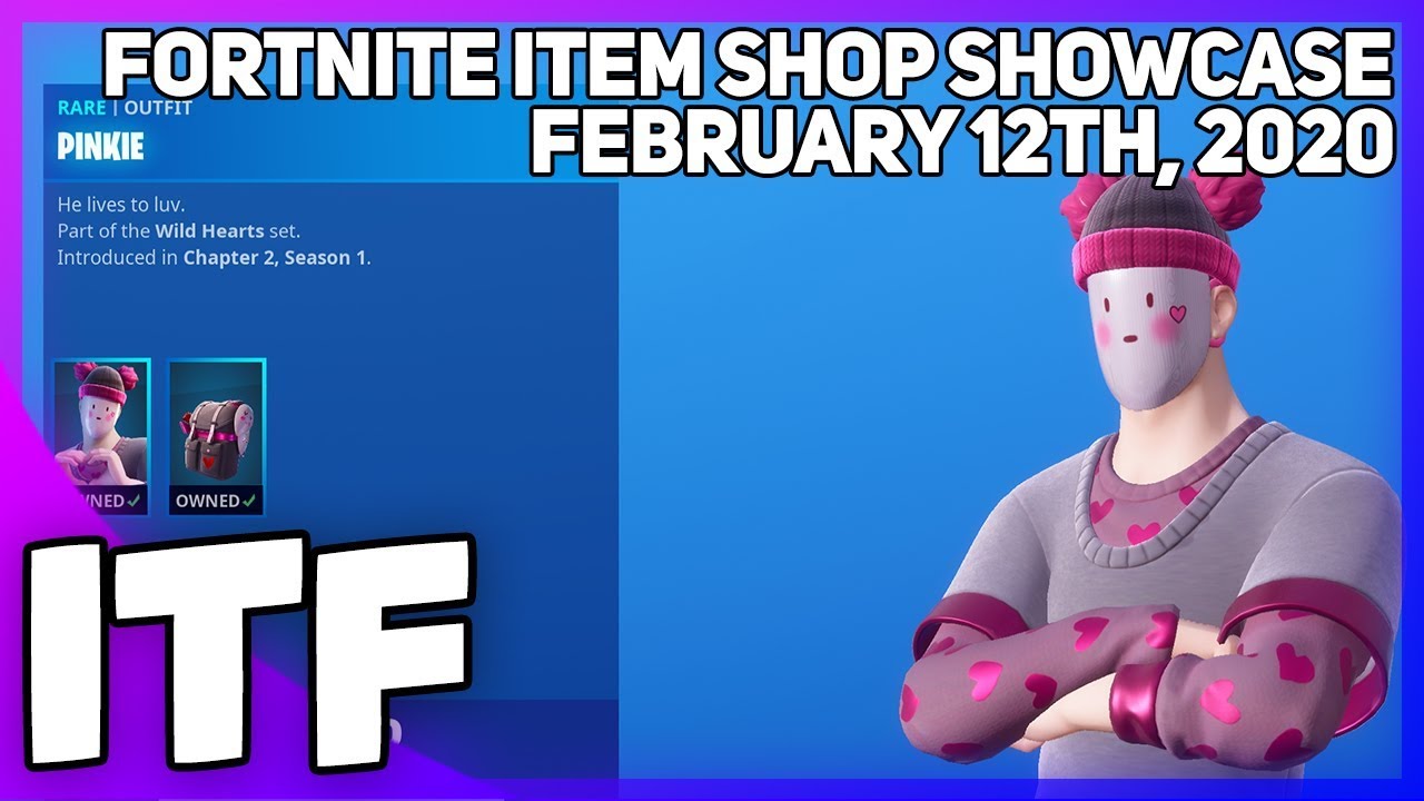 Fortnite Item Shop *NEW* PINKIE SKIN AND MORE! [February 12th, 2020 ...